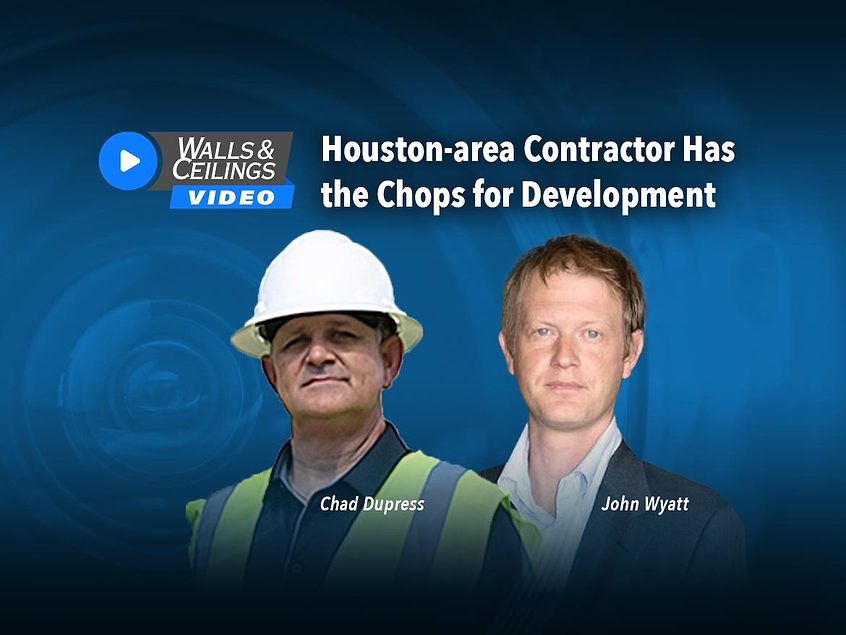 VIDEO: Houston-area Contractor Has the Chops for Development | Walls ...