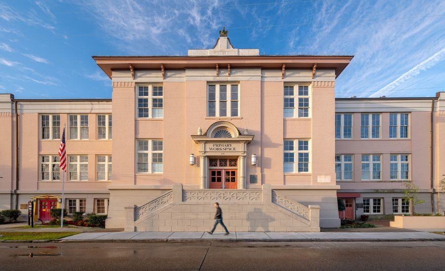Historic Primary School Building Converted into Iconic Coworking Space ...