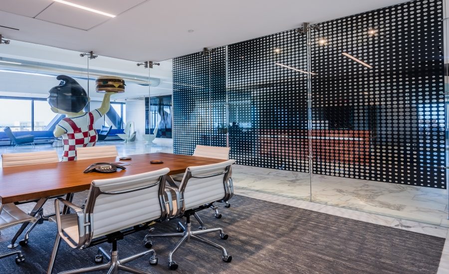 Laser Cut Metal Partition Perfection at the Maximus Office | 2017-10-03 ...