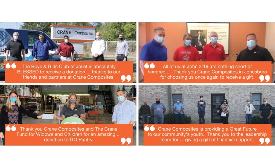 Crane Composites Supports Local Charities | 2020-09-24 | Walls & Ceilings
