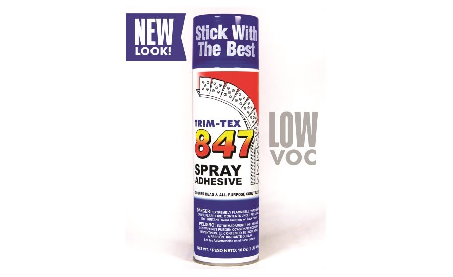 Low-VOC 847 Spray Adhesive | 2018-07-25 | Walls & Ceilings